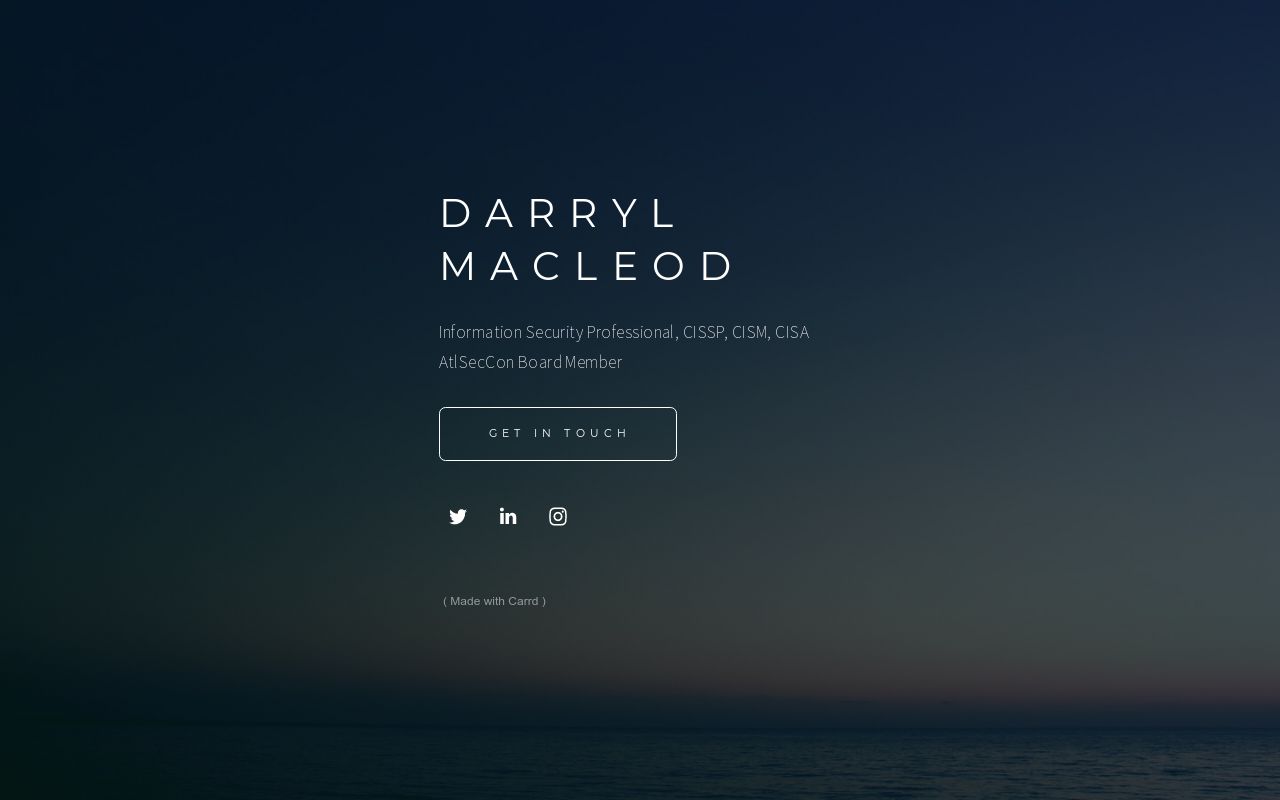 Darryl MacLeod